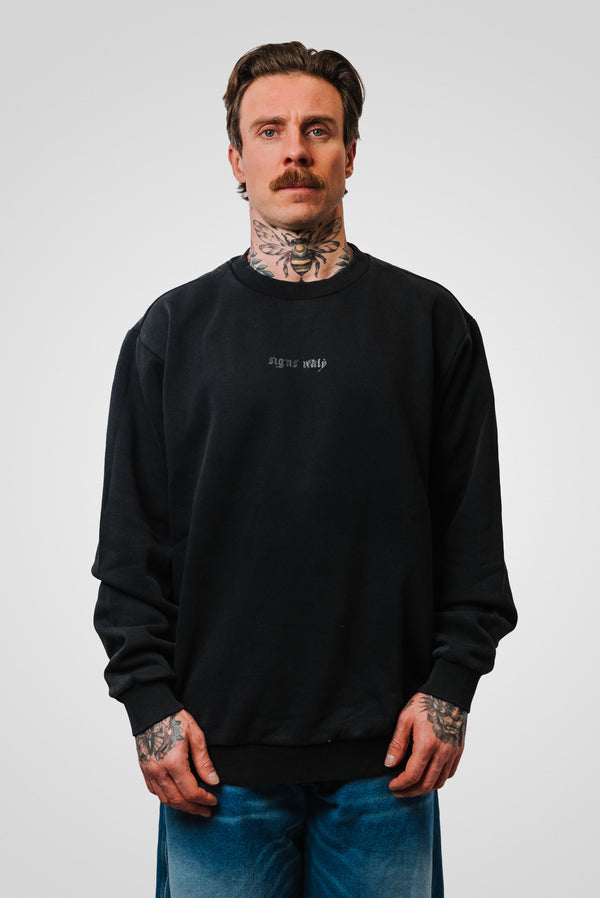 LOGO GREY CREWNECK - Sign Brand