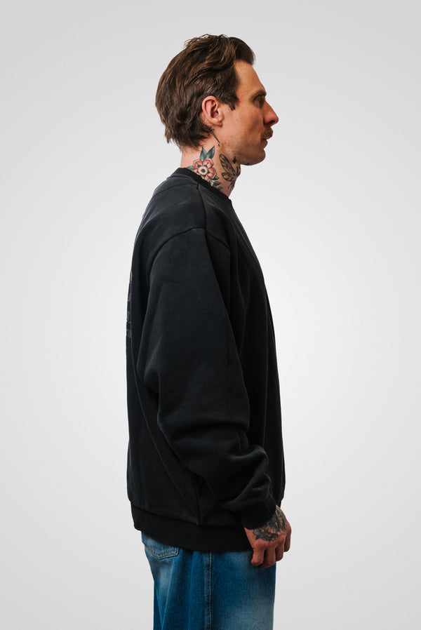 LOGO GREY CREWNECK - Sign Brand