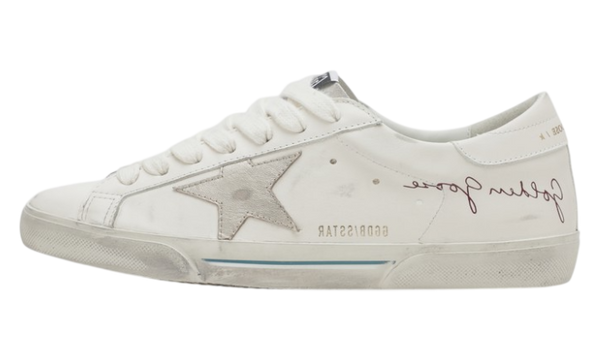 GOLDEN GOOSE SUPER STAR FULL WHITE STAR GOLD